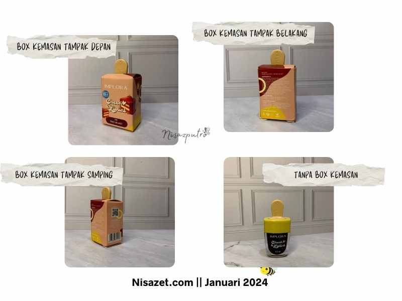 √Review Implora Cheek & Lip Tint New Shade Red Velvet - www.nisazet.com