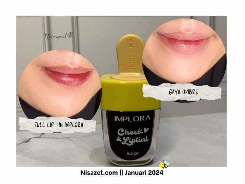 √Review Implora Cheek & Lip Tint New Shade Red Velvet - www.nisazet.com